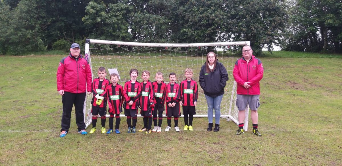 Droitwich Spa Vikings Under 9s Football Club celebrate new kit from ...