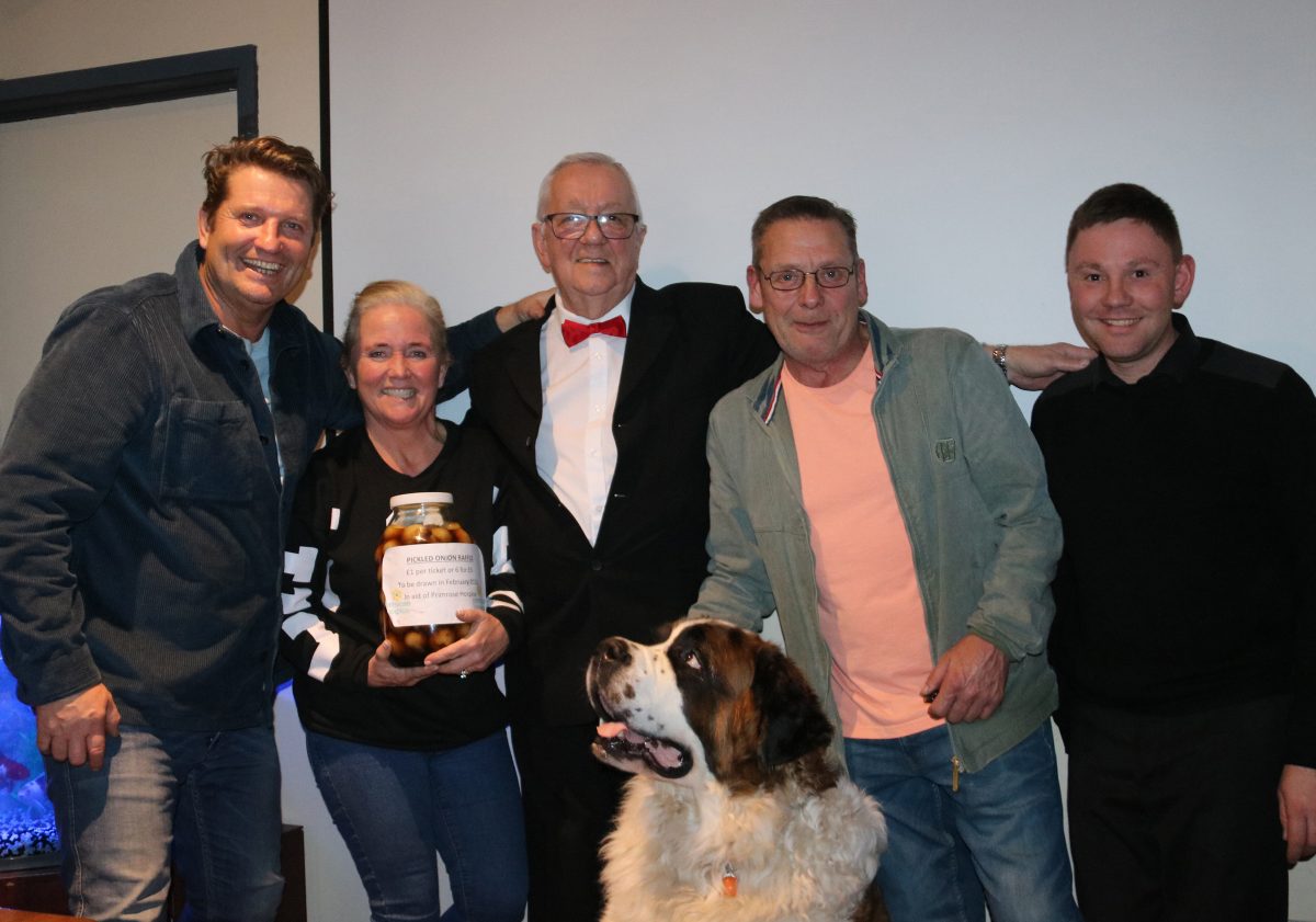 Stoke Prior Sports Club raise £1,000 for Primrose Hospice through jar ...